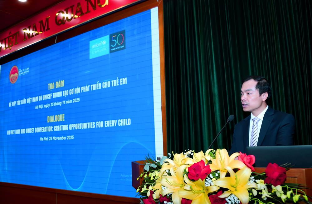 Tọa đàm “Hợp tác giữa UNICEF và Việt Nam trong tạo cơ hội phát triển ...