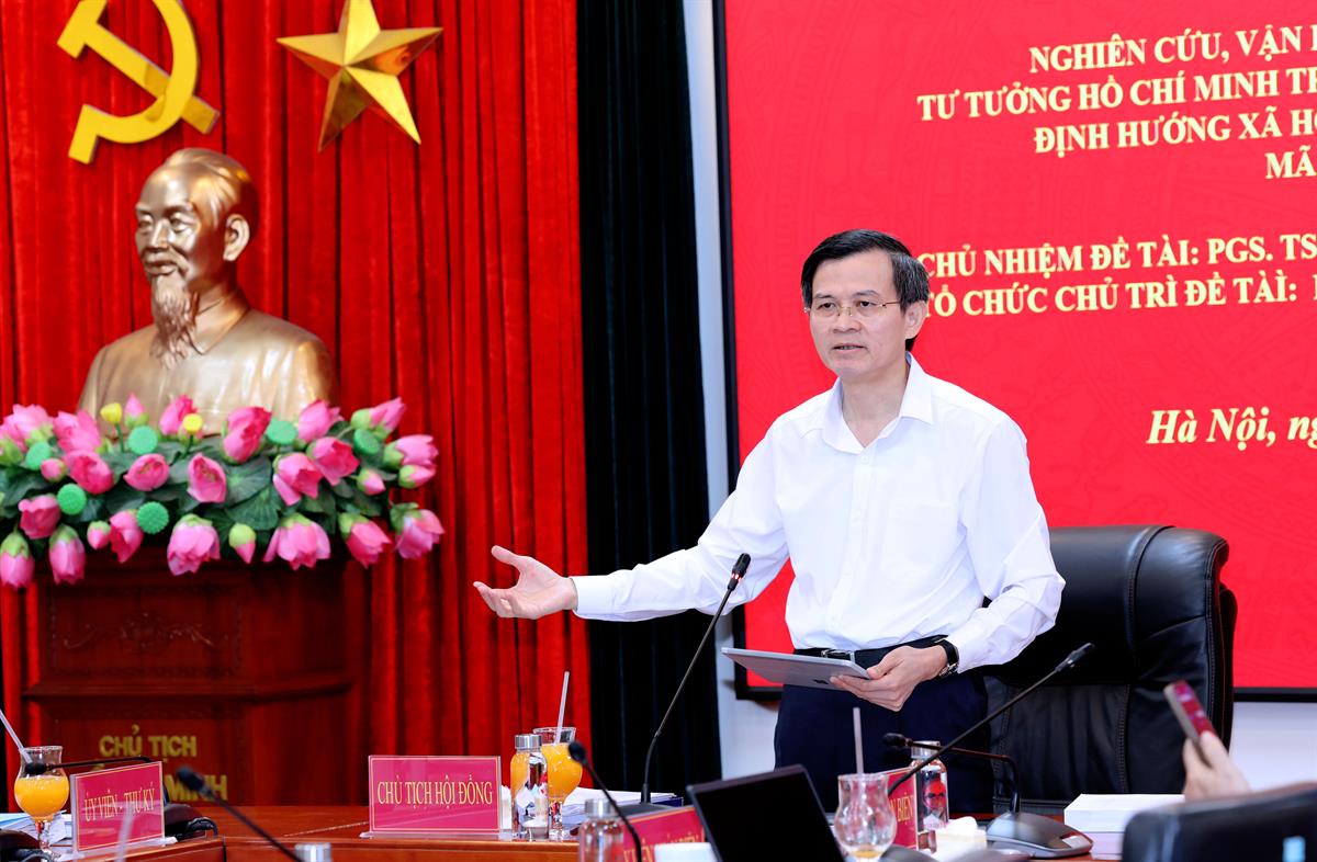 Nghiệm thu Đề tài cấp Nhà nước “Nghiên cứu, vận dụng và phát triển sáng ...