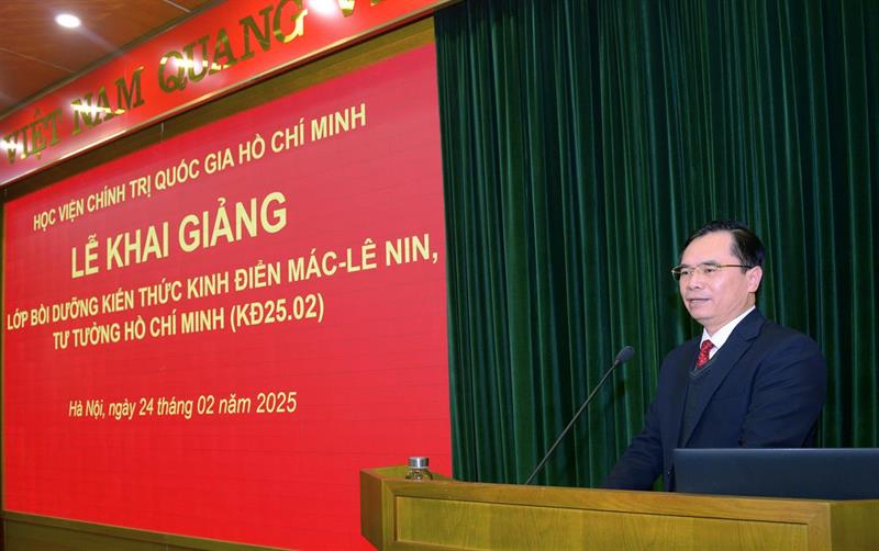 Opening Ceremony of the Advanced Training Class on Marx-Lenin Classics ...